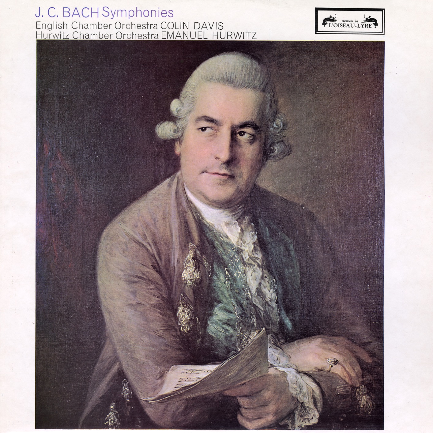 "J.C. Bach: Symphonies (Remastered)". Album of English Chamber Orchestra & Sir Colin Davis ...