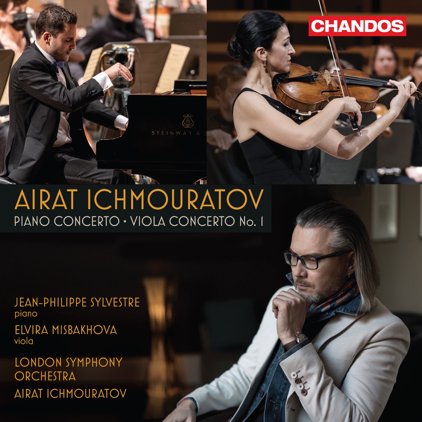 "Ichmouratov: Piano Concerto, Viola Concerto No. 1". Album of Jean-Philippe Sylvestre, Elvira ...